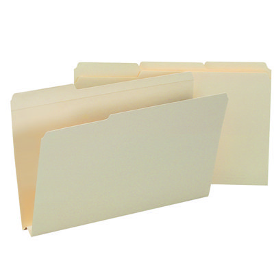 SMEAD: 14 Pt Expansion Manila Folders, 1/3 Cut Top Tab - Assorted Tab ...