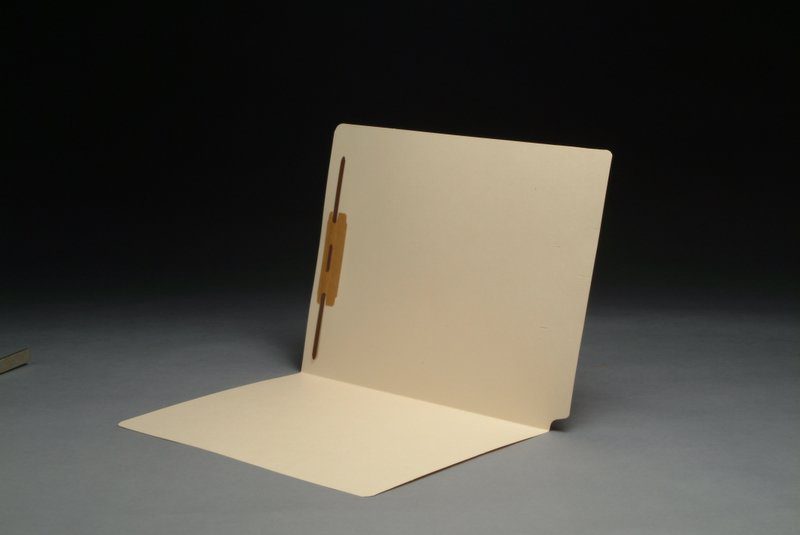 14 Pt Manila Folders, Drop Front, Letter Size, Fastener Pos. 5 (Box of ...