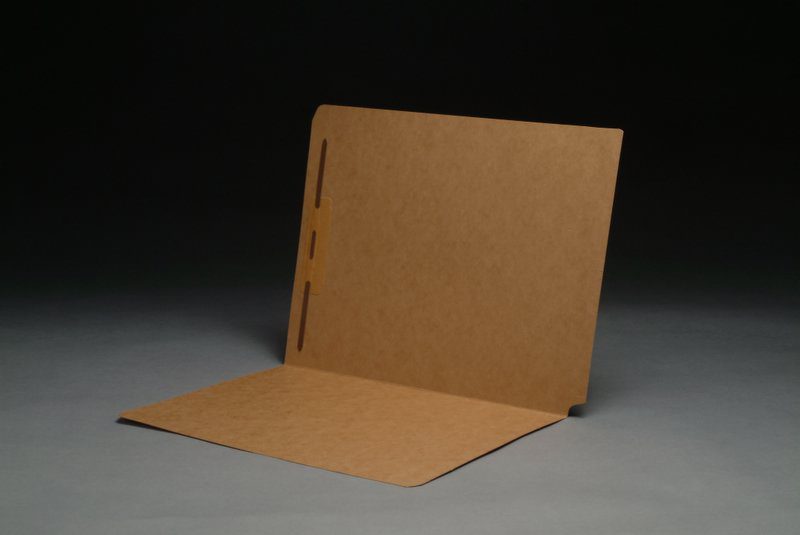 Heavy-Duty Kraft Folders | 17 Pt, Drop Front Design