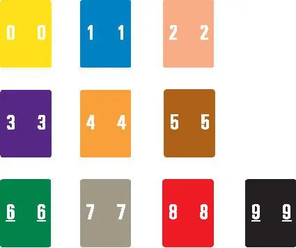 Smead XLCC Numeric Labels, Laminated, 2" X 1-1/2", Individual Numbers ...